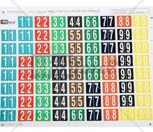Numeric Label Sheet | FILEforce