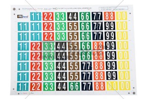 Numeric Label Sheet | FILEforce